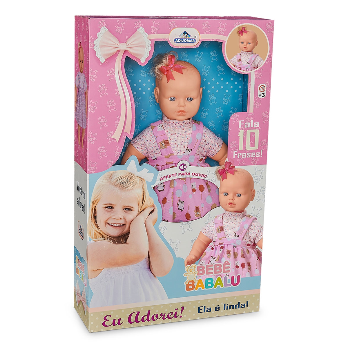 BONECA BEBÊ BABALU - ADIJOMAR