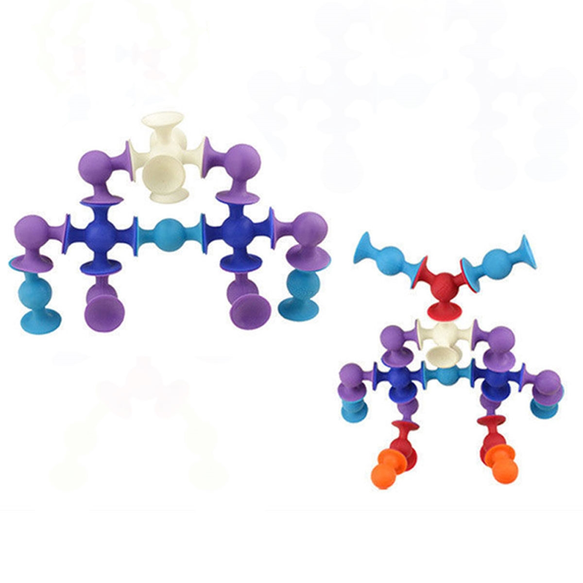 Casa da Educação - Kit Gruda Blocks 100 Peças - Exclusiva - 1636