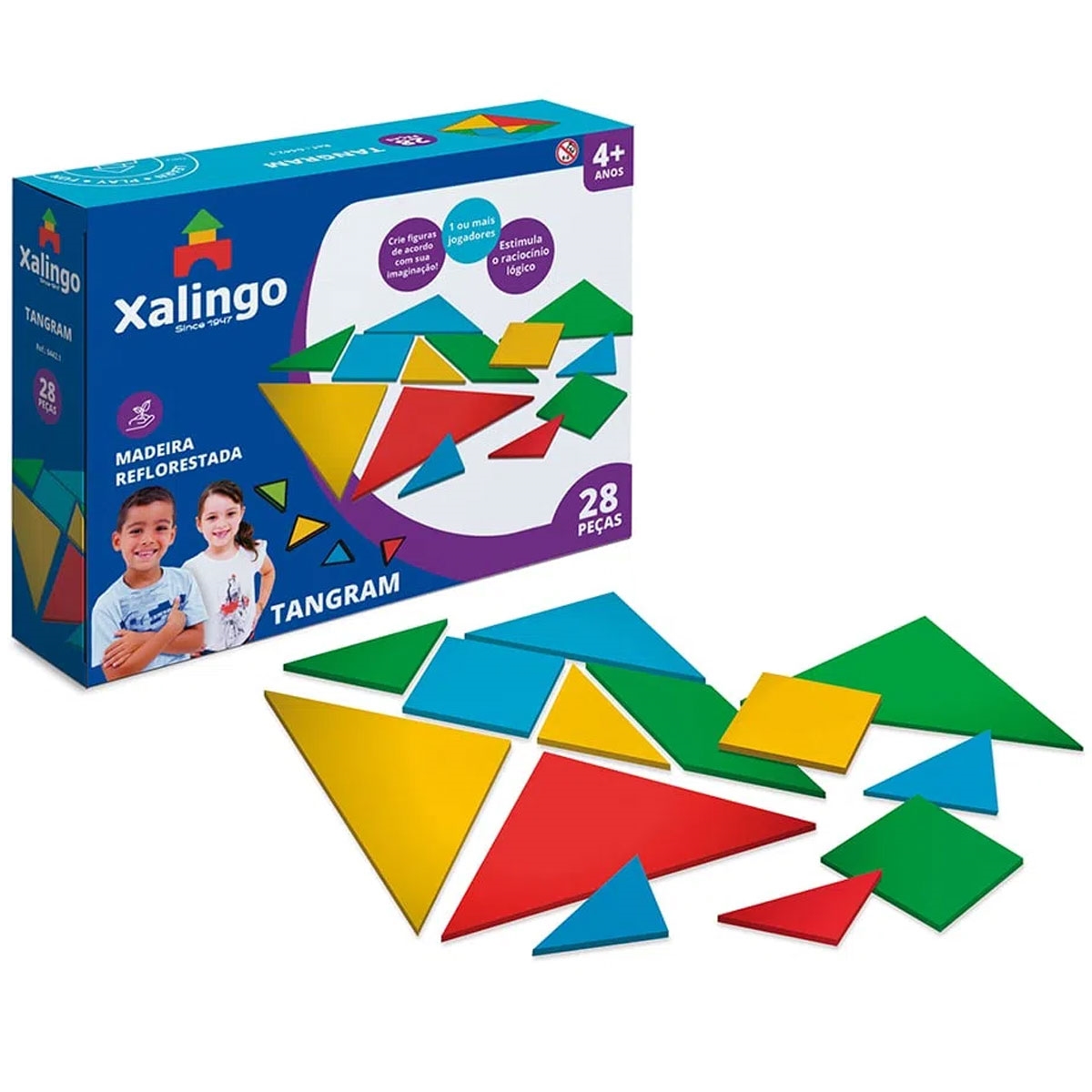 Adquira jogo tangram da Xalingo na Casa da Educação