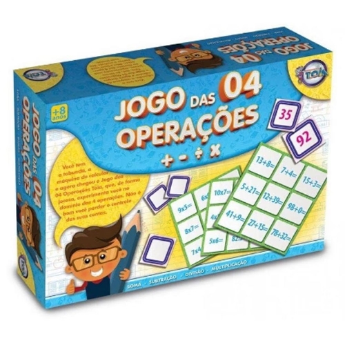 Casa da Educação - Jogo Das 4 Operações - Toia - 12137