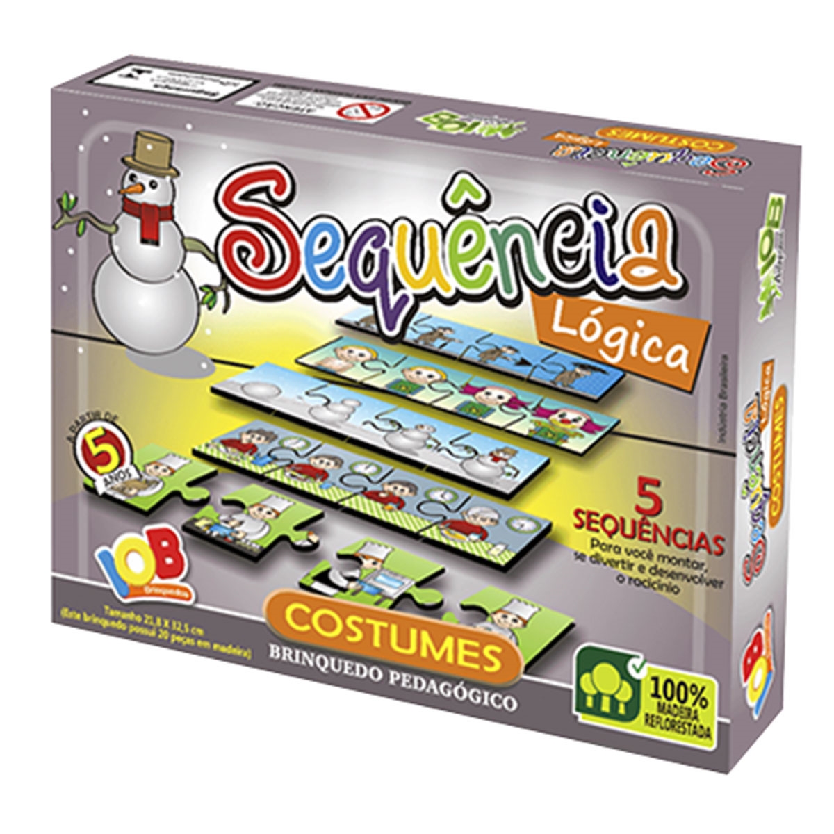 Casa da Educação - SEQUENCIA LOGICA COSTUMES - IOB - 129