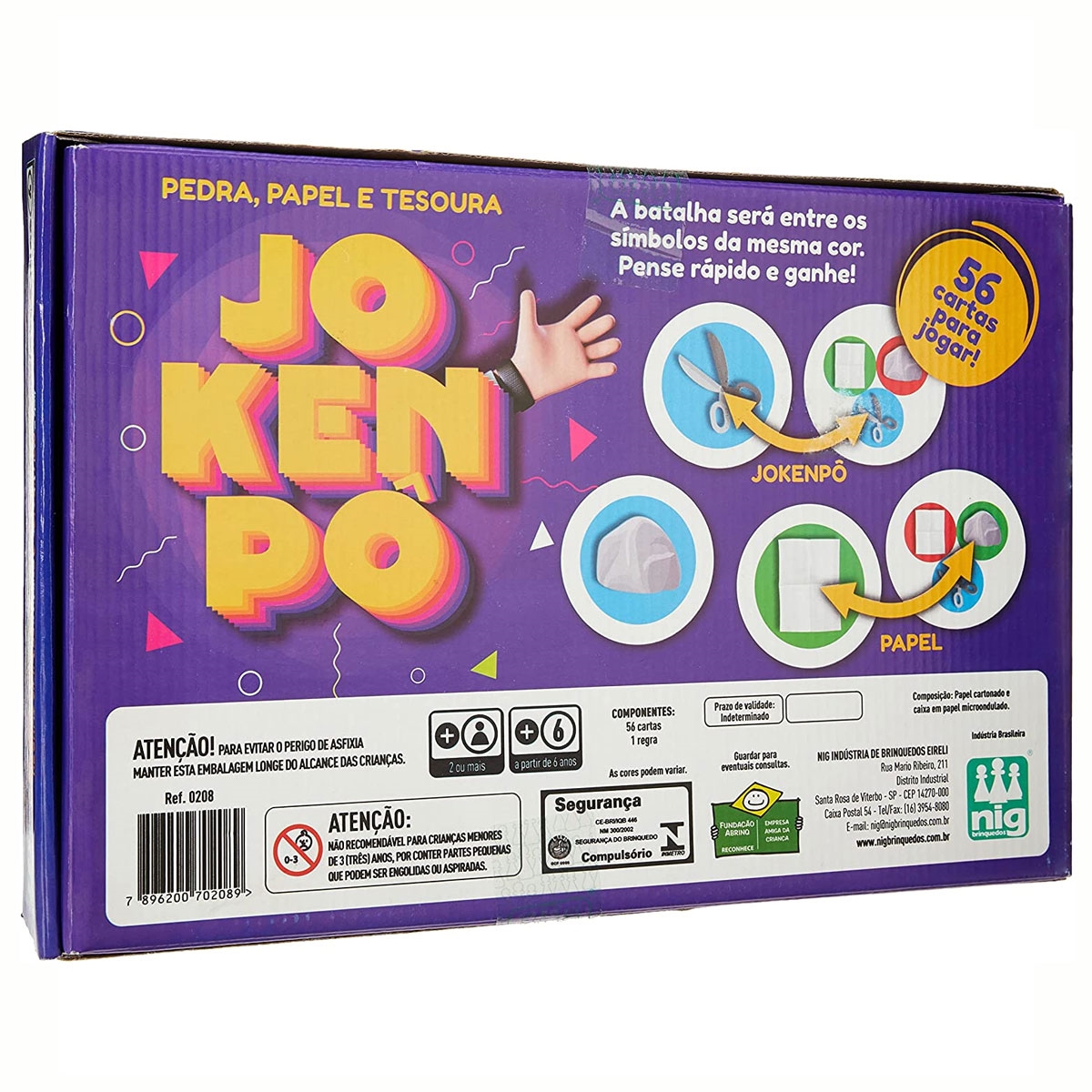 Casa da Educação - Jogo Jokenpô - Nig - 208