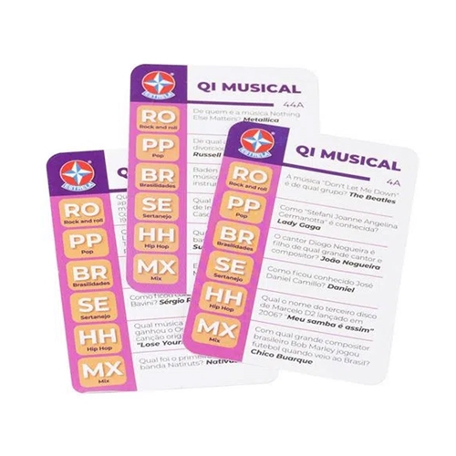 Casa da Educação - Jogo QI Musical - Estrela - 11389