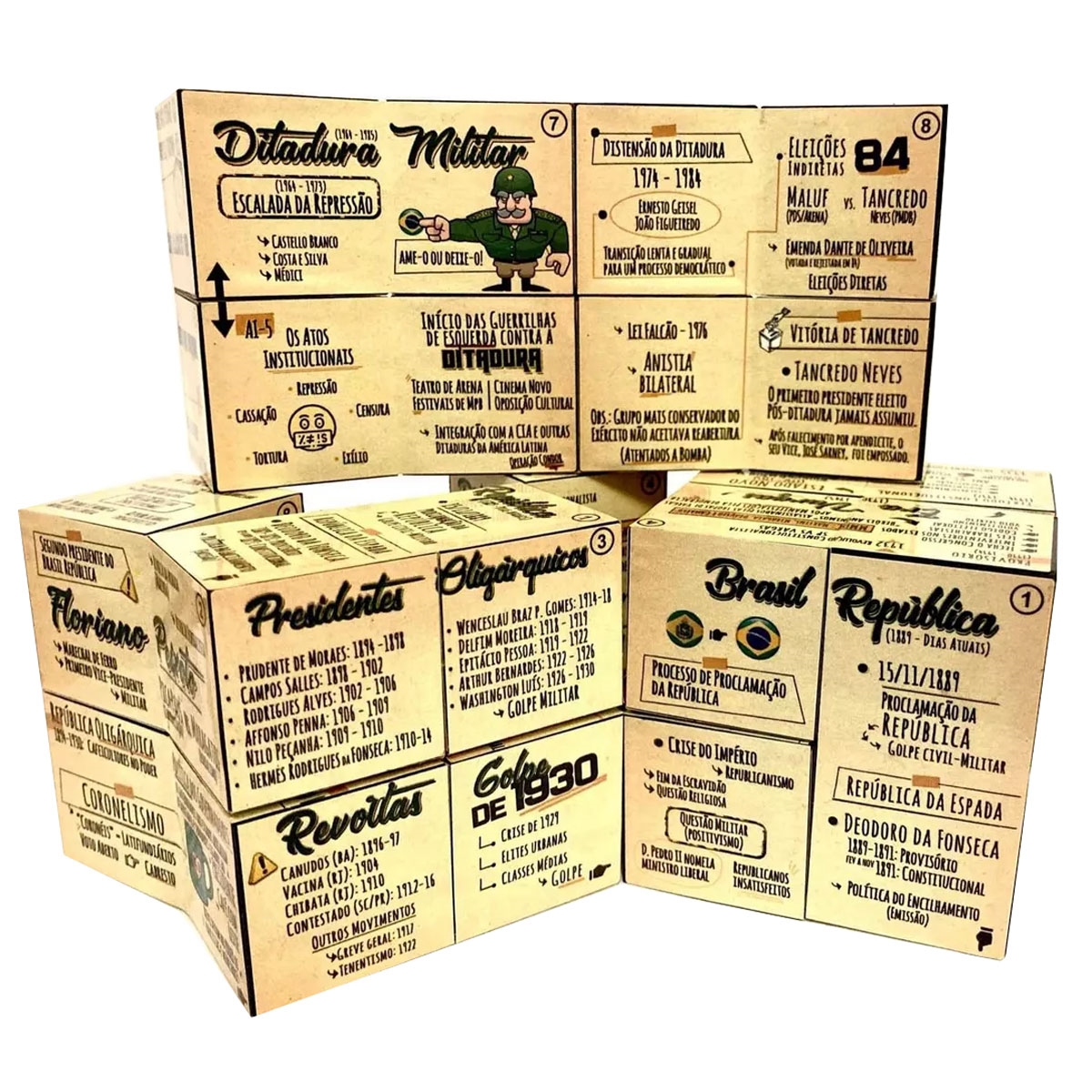 Casa da Educação - Livro Cubo História Do Brasil - Livro Cubo Brasil - 2