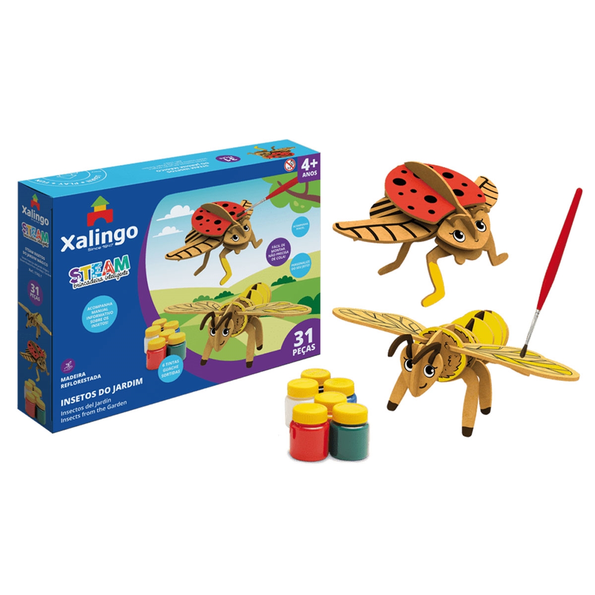 Casa da Educação - Steam Educativo Insetos Do Jardim Mágico - Xalingo ...