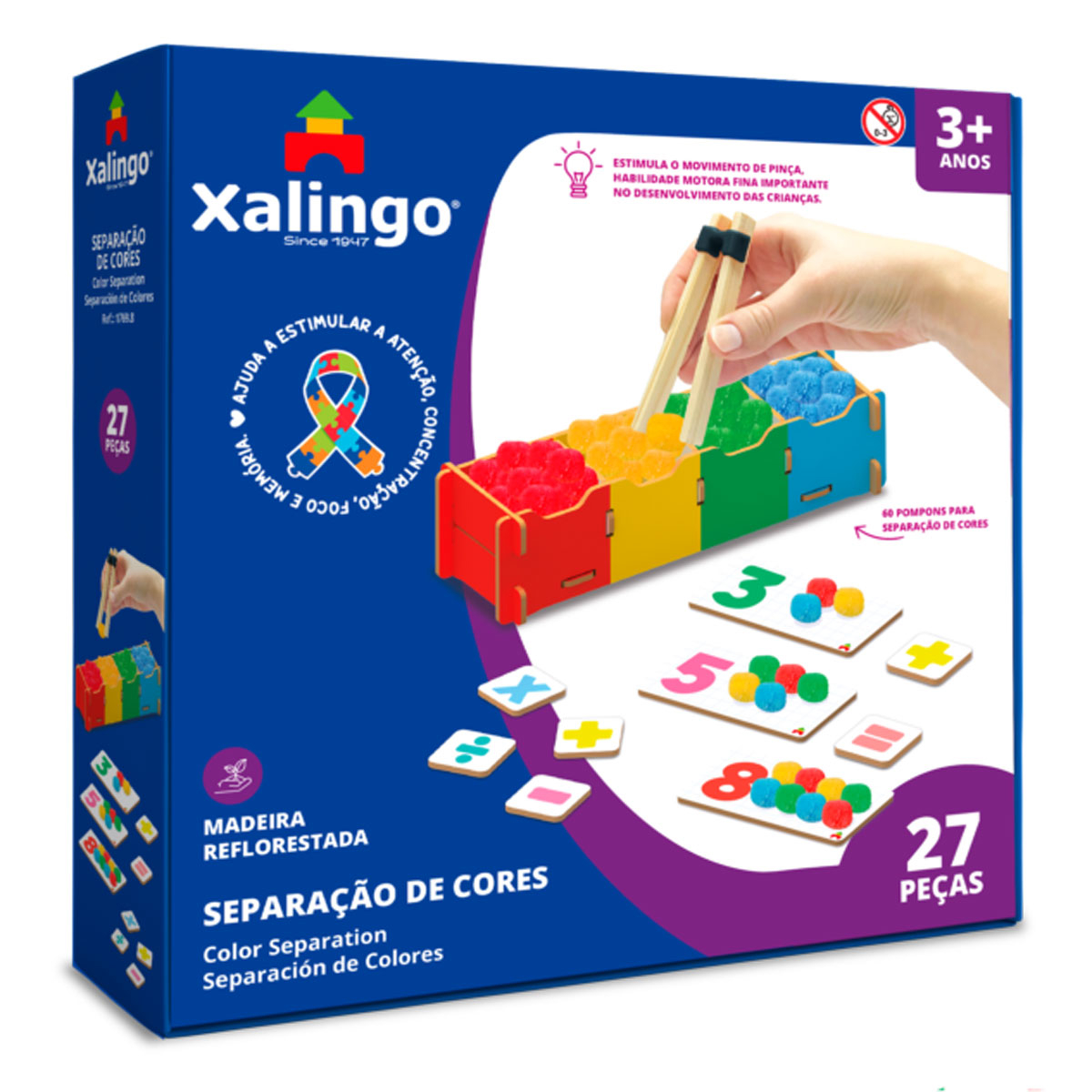 Casa da Educação - Jogo Separação Das Cores - Xalingo - 17698