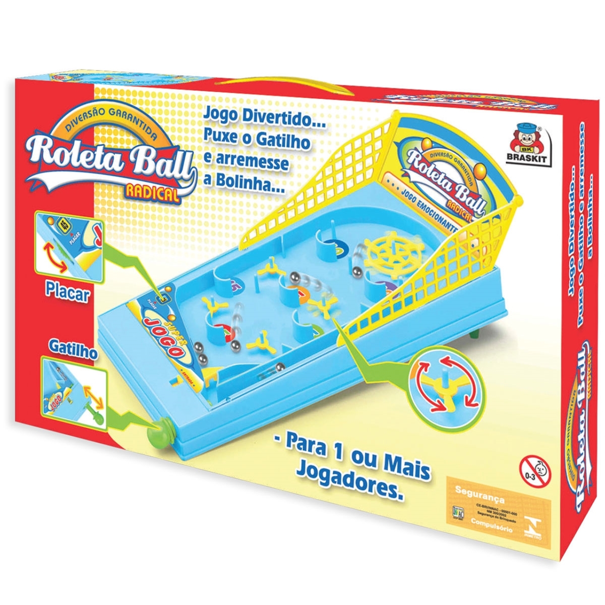 Jogo Roleta Ball - Braskit