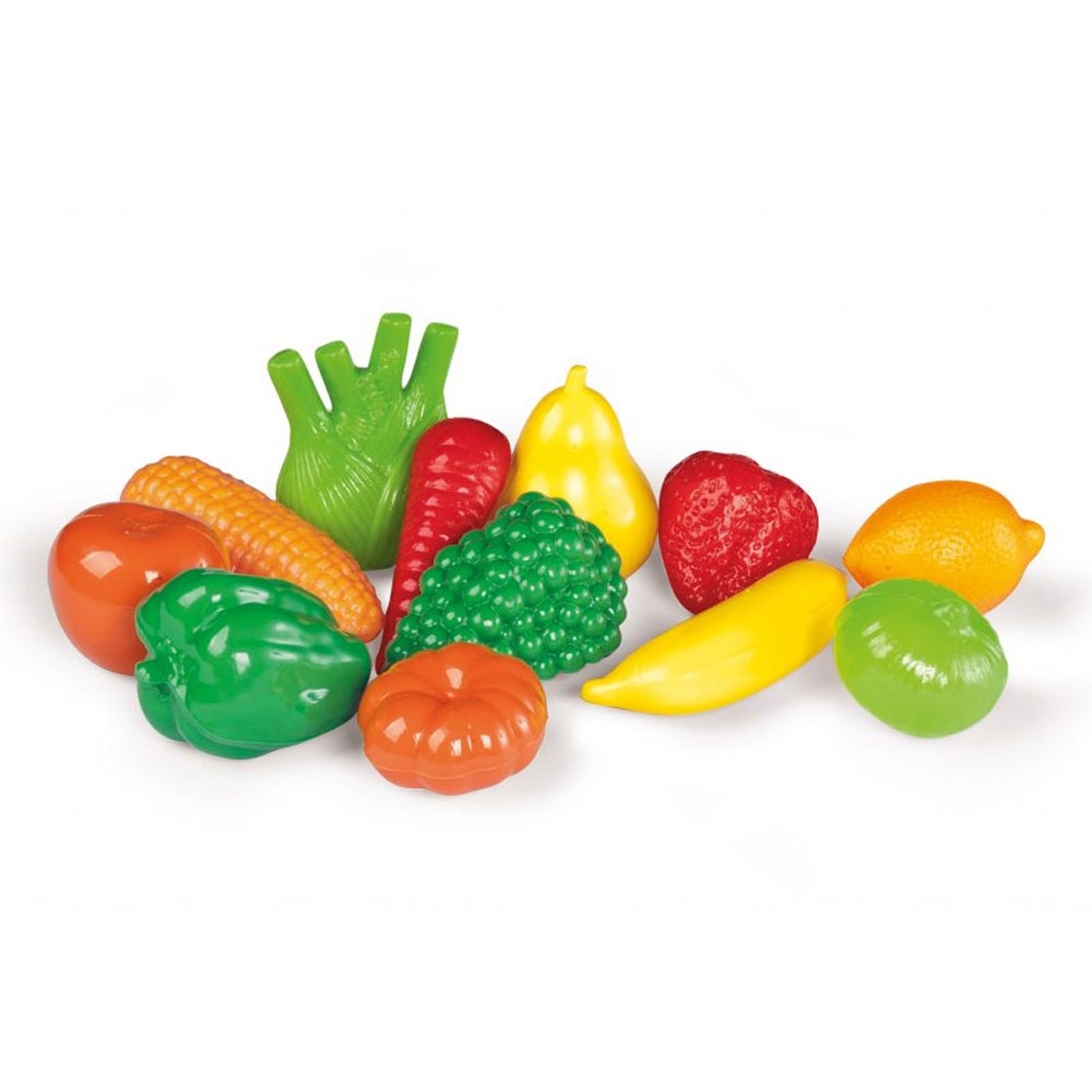 Kit de Frutas e Verduras com 12 peças - Tateti